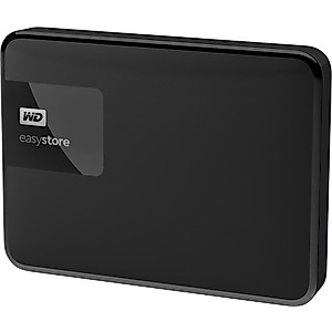 Western Digital WD Easystore 4TB External USB 3.0 Portable Hard Drive - Black WDBKUZ0040BBK-WESN