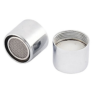 Qtqgoitem Stainless Steel Household Faucet Filter Net Nozzle 19mm Female Thread 2 Pcs Silver Tone (Model: aed dd4 4b5 6b0 5a6)