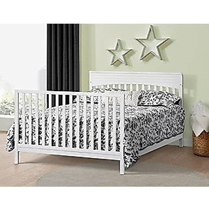 Oxford Baby Harper Full Bed Conversion Kit for 4-in-1 Convertible Crib, Snow White