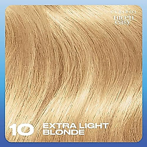 Clairol Nice'n Easy Permanent Hair Dye, 10 Extra Light Blonde Hair Color, Pack of 3