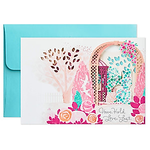 Hallmark Paper Wonder Displayable Pop Up Wedding Card (Have, Hold, Love, Last)