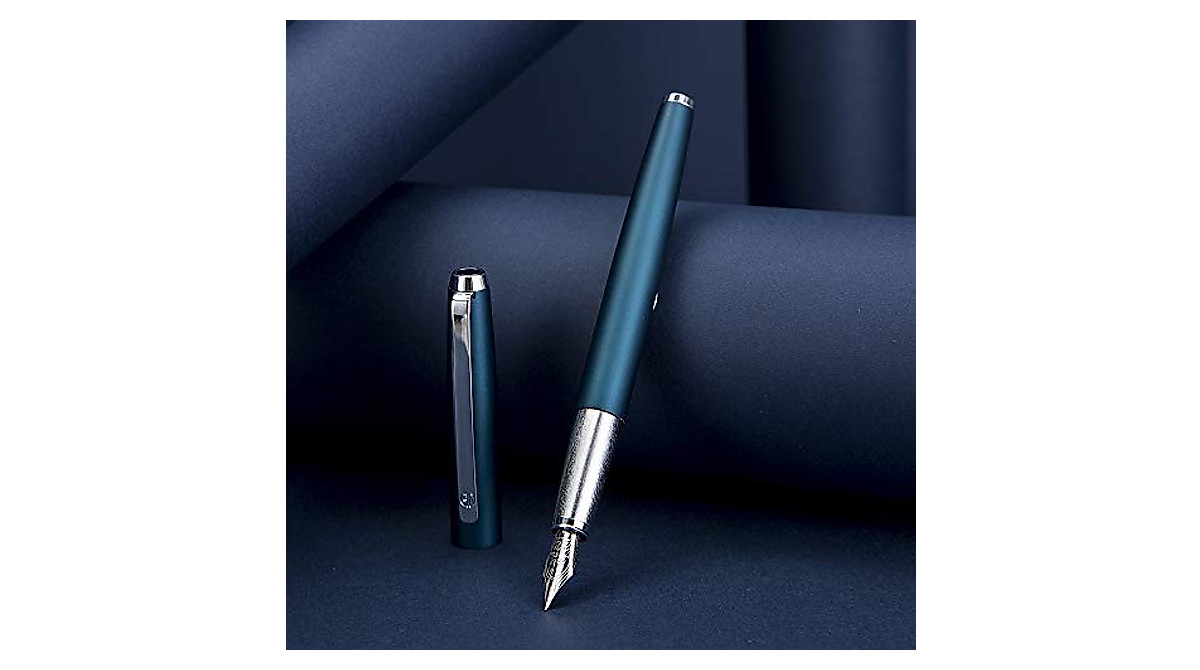 HongDian Dark Blue Fountain Pen - Elegant Writing Tool