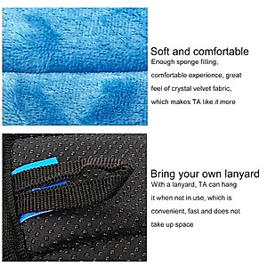 Generic Dog Bed Calming Dog Beds for Small Dogs My Past Orders Square Cat Beds for Indoor Cats Washable Cat Bed Self Warming Warm Soft Anti Anxiety Cat Bed Donut Cuddler Dog Bed Dog Beds, Blue