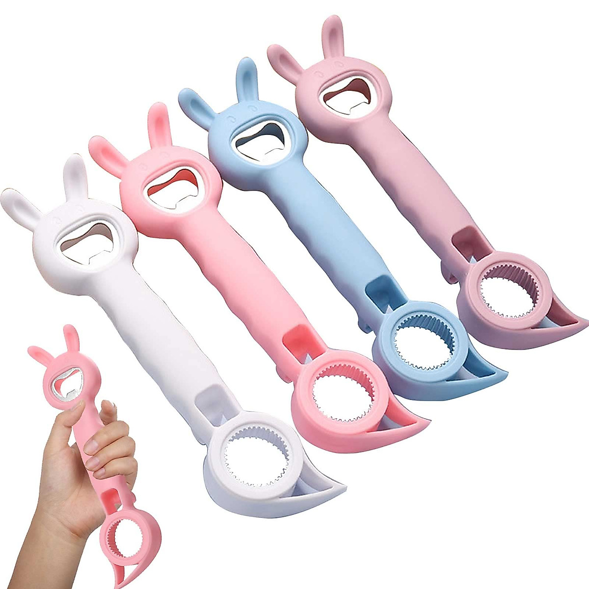 4Pcs Bottle Opener/wine opener Can Opener - corkscrews for wine bottles - Bottle Openers For Jelly Jars, Wine, Beer