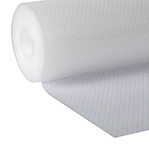 Duck Brand Clear Classic Easy Liner Shelf Liner, Non-Adhesive, Clear, 12 Inches x 20 Feet