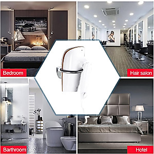 Hair Dryer Holder,Stainless Steel Blow Dryer Holder,Durable Hair Dryer Wall Mount,hairdryer Holder for Bathroom