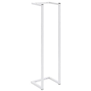 vidaXL Towel Rack White 9.8"x7.9"x37.4" Steel
