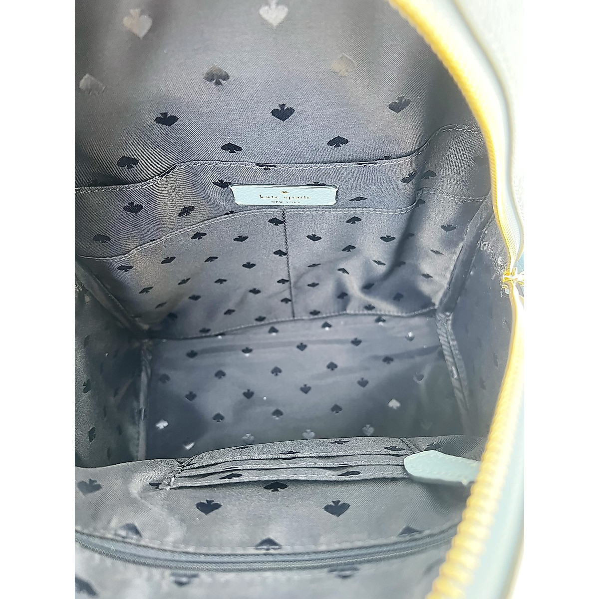 Kate Spade Chelsea Little Better Nylon Large Backpack Black Multi Apple