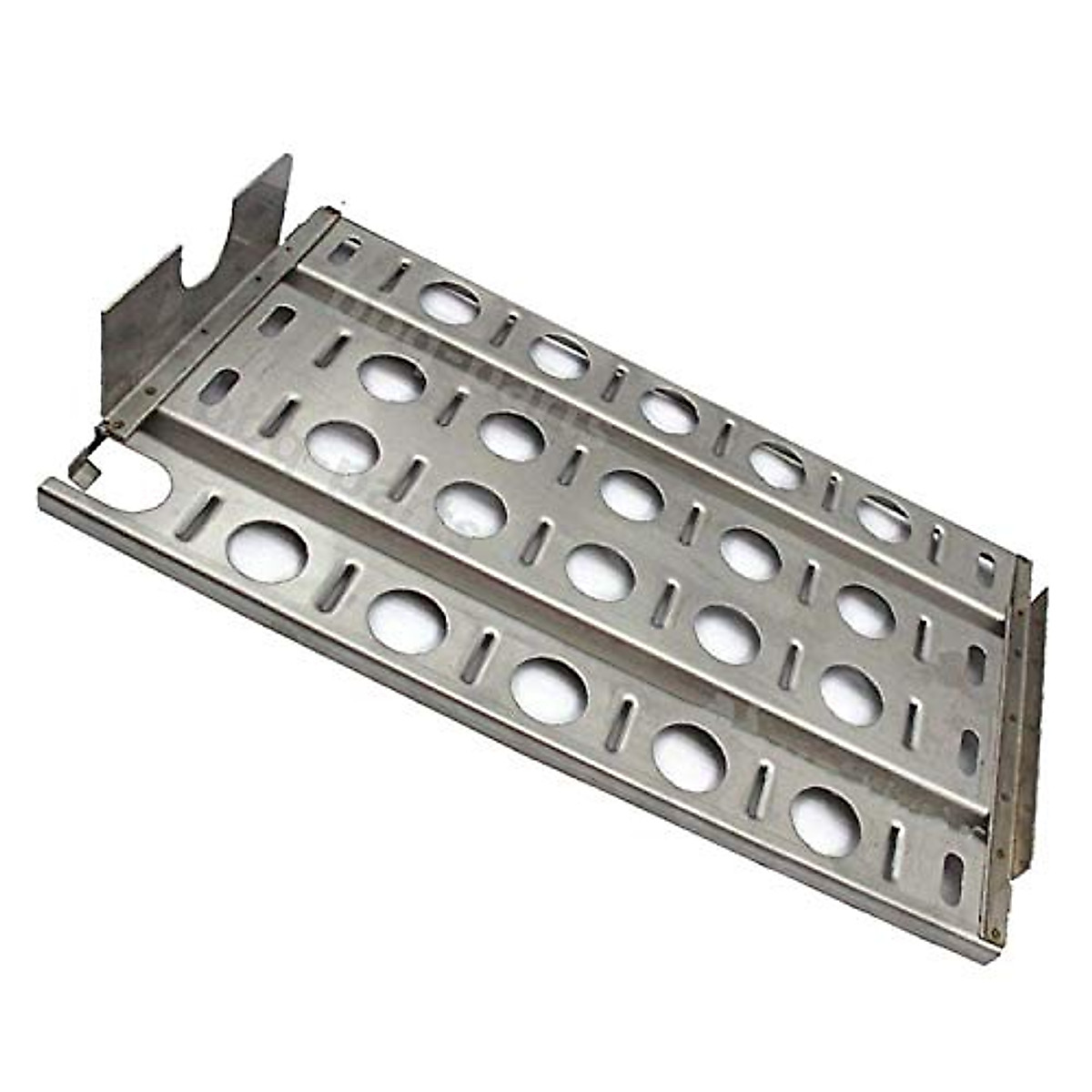 DcYourHome Stainless Steel Heat Plates for Lynx Gas Grill Models,16 7/8" x 9 1/2" Briquette Grill Heat Shield Replacement Parts for Lynx L27, 36,36F,48, LBQ27RE, L54R (2 PCS)