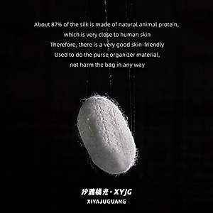 XYJG Purse Handbag Silky Organizer Insert Keep Bag Shape Fits Booktote Mini/Small/Medium/Large bags, Luxury Handbag Tote Lightweight Sturdy(Craie,Booktote Medium)