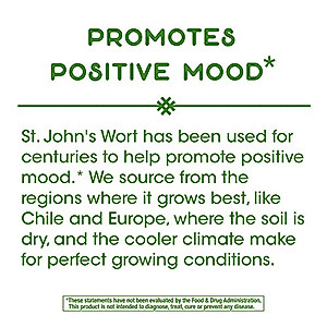 Nature's Way Premium Herbal St. John’s Wort Herb, 700 mg per serving, 180 VCaps