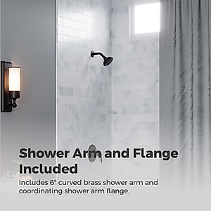 Pfister Willa Tub & Shower Trim Kit, Valve and Cartridge Included, 1-Handle, Spot Defense Matte Black Finish, 8P8WS2MALSSDB