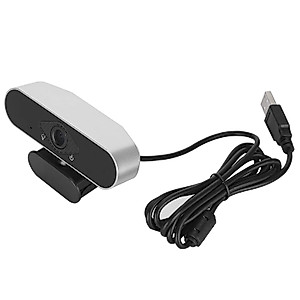 Zyyini Computer Webcam, 1920x1080P HD Camera USB PC Computer BuiltIn Microphone Computer Supplies for Online Teaching, Video Conference