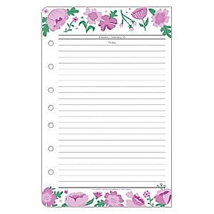FranklinCovey - Flora Two Page Per Day Ring-Bound Planner (Classic, Jan 2024 - Dec 2024)