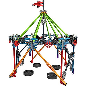 K'nex Intermediate 60 Model Building Set - 395 Parts - Ages 7 & Up - Creative Building Toy, Multicolor, includes K'NEX Parts and Pieces, Instruction Booklet, Medium
