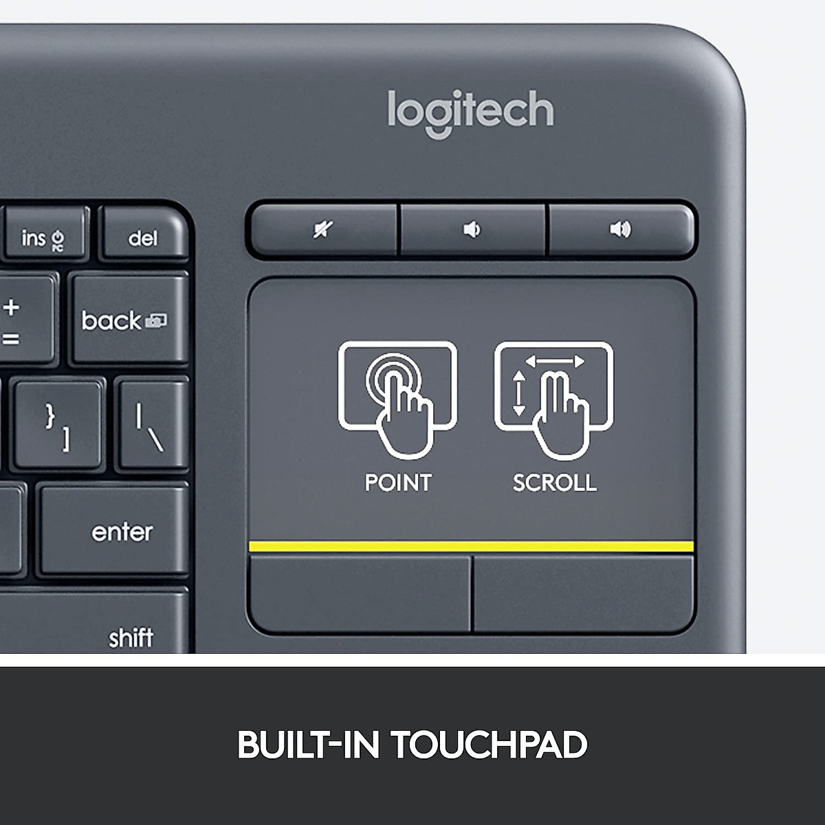 Control Your PC-TV with Logitech K400 Plus Wireless Keyboard