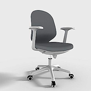 MayNuo Office Chair Gaming Chair Computer Chair Home Computer Chair to Work in an Office Chair Staff Member Chair Netting Lift Swivel Chair Lift Student Dormitory Chair/Argento