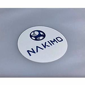 Nakimo The Office Sign Self-Adhesive Sign 9 X 3 Inch Door or Wall Sign Name Plate Acrylic (Black and White)