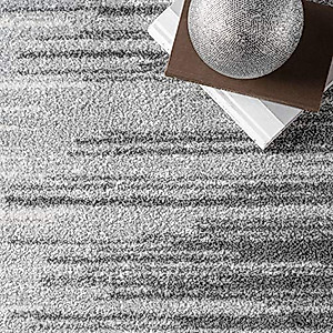 nuLOOM Lexie Ombre Runner Rug, 2' 6" x 6', Black