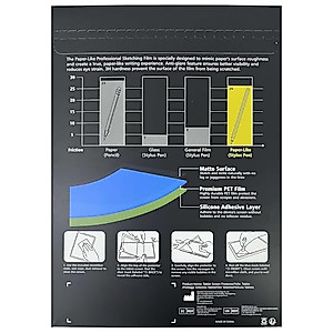 TiMOVO 2-Pack Feel-Paper Screen Protector for Microsoft Surface Pro 11/10 13 Inch 2024 / Surface Pro 9 / Surface Pro 8 / Surface Pro X, Anti-Glare Anti-Scratch PET Film, Surface Pen Support - Matte