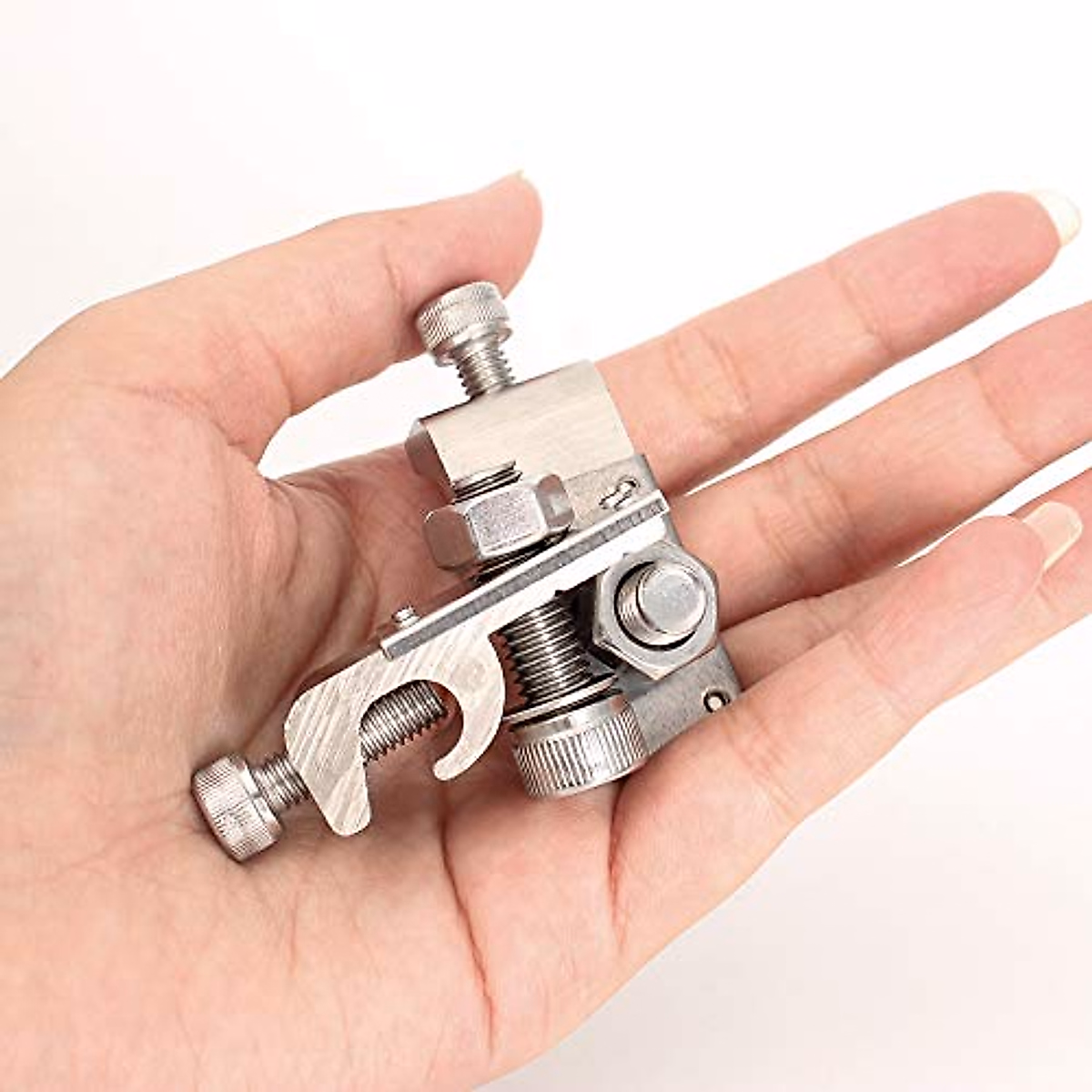 KINPAR Solar Panel Photovoltaic Bolt-On Coupling Earthing Ground Lug Cable Clamp Ground Clamp with Lay in Lug for Bare Wire and Pipe