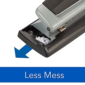 Swingline Desktop Hole Punch, 2- 3 Hole Puncher, Precision Pro, 10 Sheet Punch Capacity, Adjustable, Black/Silver (74037)