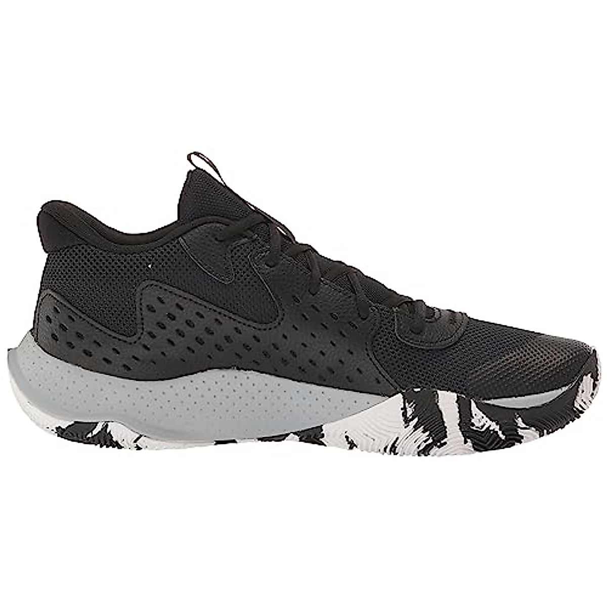 Under Armour Unisex Jet '23, (002) Black/Jet Gray/White, 8, US