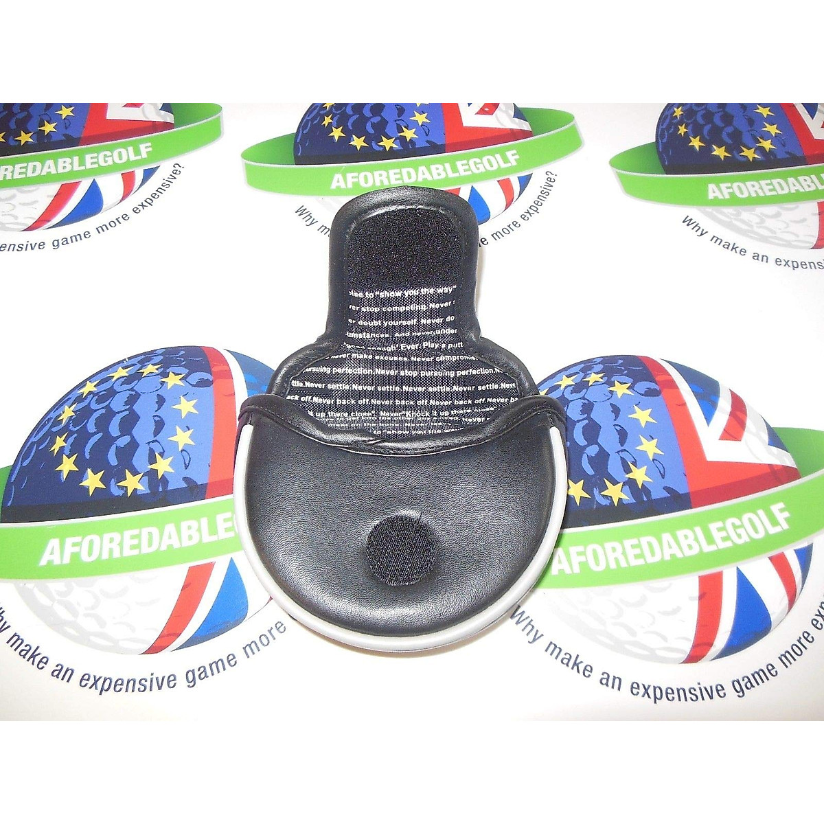 Cleveland T-Frame Mallet Putter Headcover Gold/Black/White