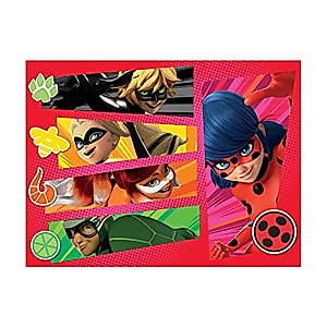 Miraculous Ladybug - 3 in 1 Jigsaw Puzzles for Kids. Featuring Lady & Cat Noir. Great Birthday & Educational Gifts for Boys and Girls. Colorful Pieces Fit Together Perfectly.
