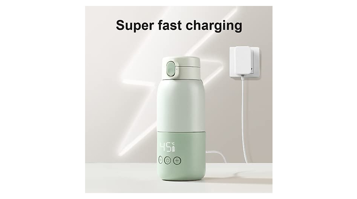 BOLOLO Portable Milk Warmer – Fast, Cordless & Travel-Ready
