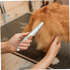 Mipcase 12 Pcs Pet Grooming Comb Set Cat Grooming Combs Angel Eyes for Dogs Indoor Cat Comb Cat Dematting Tools Dog Tear Stain Remover Pet Cat Pet Groom Tool Dog Eye Wipes Stainless Steel