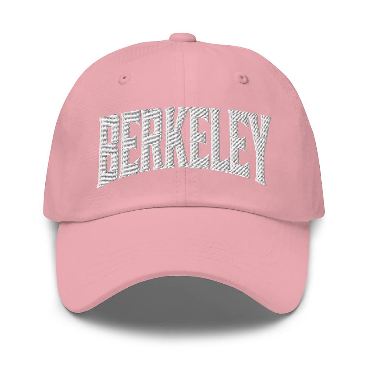 Merch Town Berkeley California CA Embroidered Dad Hat Pink