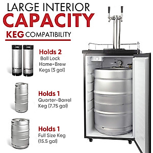 Kegco HBK199S-2 Keg Dispenser