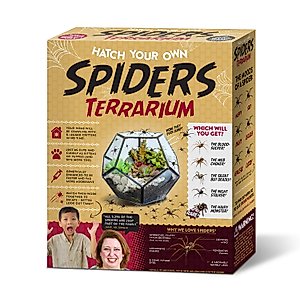 Prank Gift Box Hatch Your Own Spider Terrarium - Perfect Gag Gift and Funny White Elephant Idea