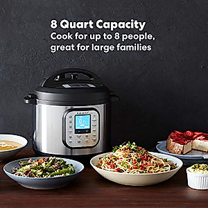 Instant Pot Duo Nova 7-in-1 Electric Pressure Cooker, Slow Cooker, Rice Cooker, Steamer, Saute, Yogurt Maker, Sterilizer, and Warmer, 8 Quart, 14 One-Touch Programs