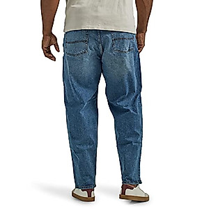 Lee Men's Big & Tall Premium Select Custom Fit Loose Straight Leg Jean, Drifter, 44W x 32L