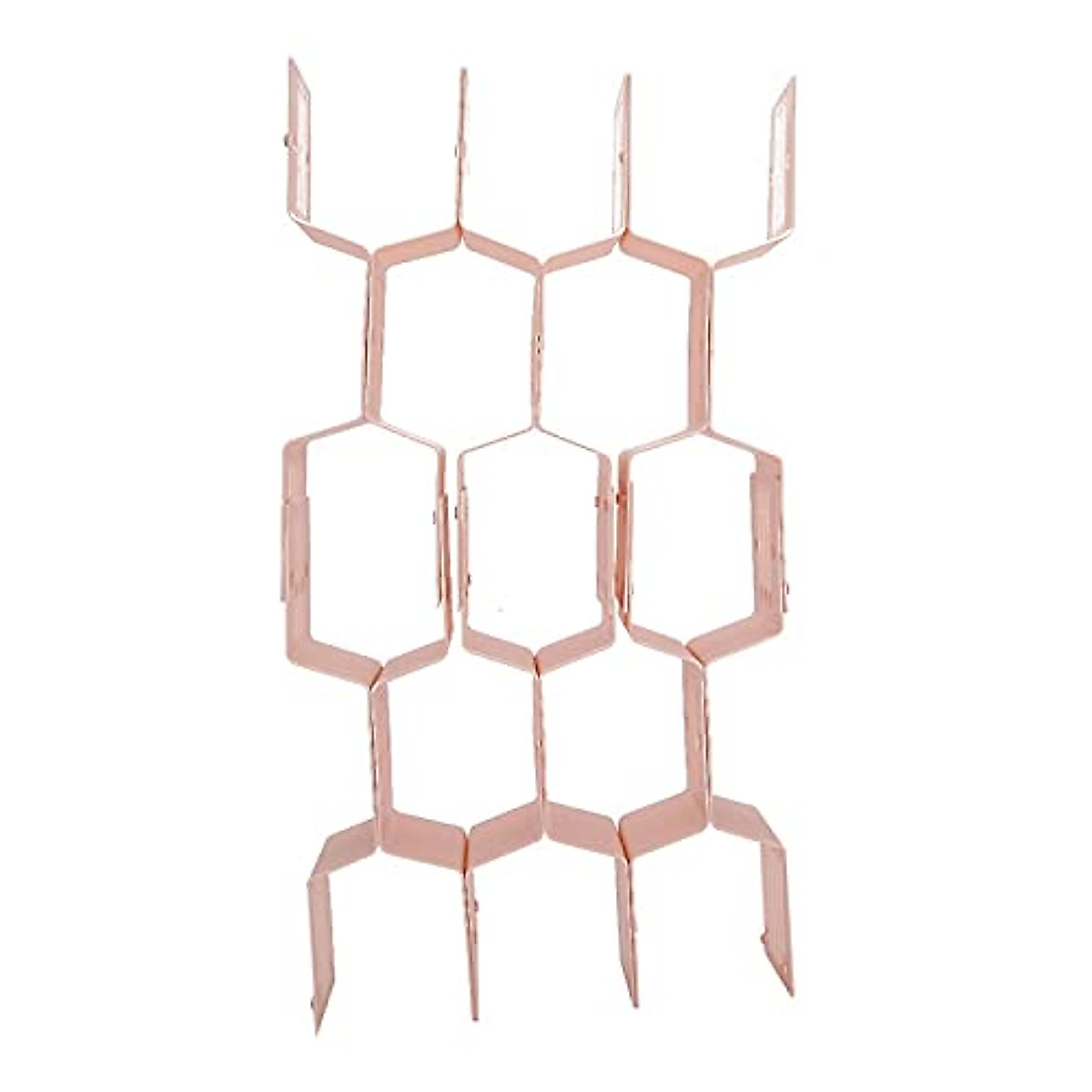 Oumefar 12pcs Drawer Dividers Organizer, Underwear Drawer Tool Drawer Divider Adjustable Honeycomb Closet Organizer Drawer Dividers(Pink)