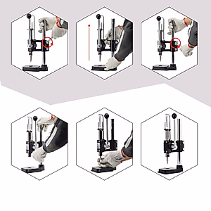 JIAWANSHUN Oyster Shucker Manual Oyster Shucking Machine Oyster Shell Opener Machine Oyster Opener Set Clam Opener Oyster Sheller Oyster Shucking Tool Seafood Tools