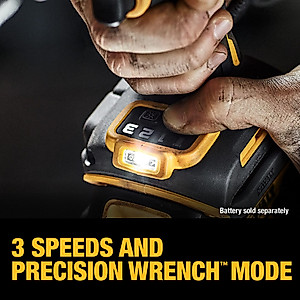 DEWALT 20V MAX Cordless Impact Wrench, 1/2" Hog Ring, High Torque, Brushless, Bare Tool Only (DCF961B)