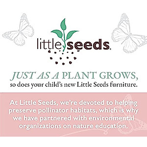 Little Seeds Raven 3-in-1 Convertible Metal Crib, JMPA Certified, Black