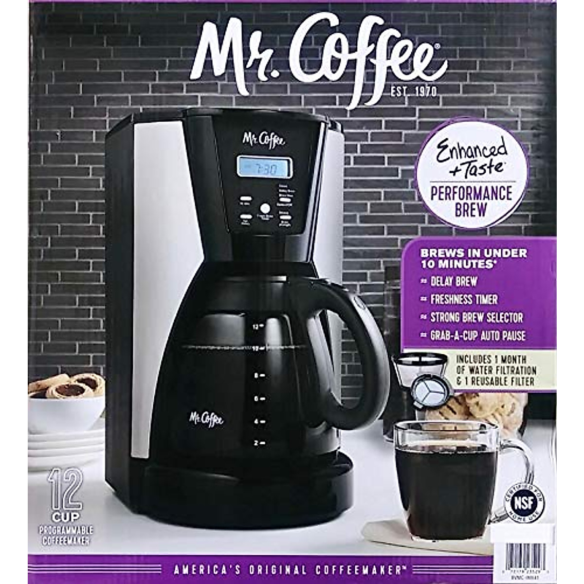 Mr. Coffee 12-Cup Programmable Coffee Maker