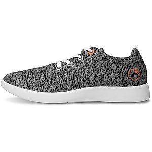 LeMouton Classic Women's Wool Shoe | Comfortable Lightweight | Walking Lace Up Sneaker [ Dark Grey/US Women's 7]