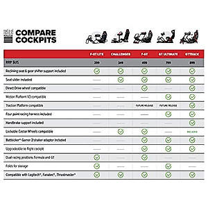 Next Level Racing GTTrack Simulator Cockpit (NLR-S009)