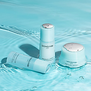 Donginbi Red Ginseng Hydra Bounce Cream Fresh Travel Kit - Hydrating and Nourishing Skincare Set, Hydra Bounce Softener 15 ml, Emulsion 15 ml and Cream 7 ml