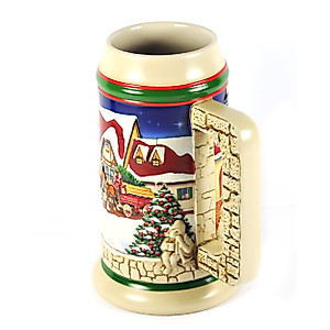 Budweiser 1998 Grants Farm Holiday Stein