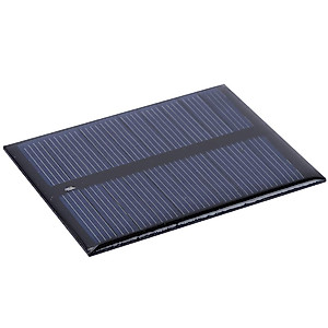 5V Solar Panel Charger, Polysilicon Waterproof Portable Solar Panel, Energy-Saving for Advertising Lights Low-Power Appliances