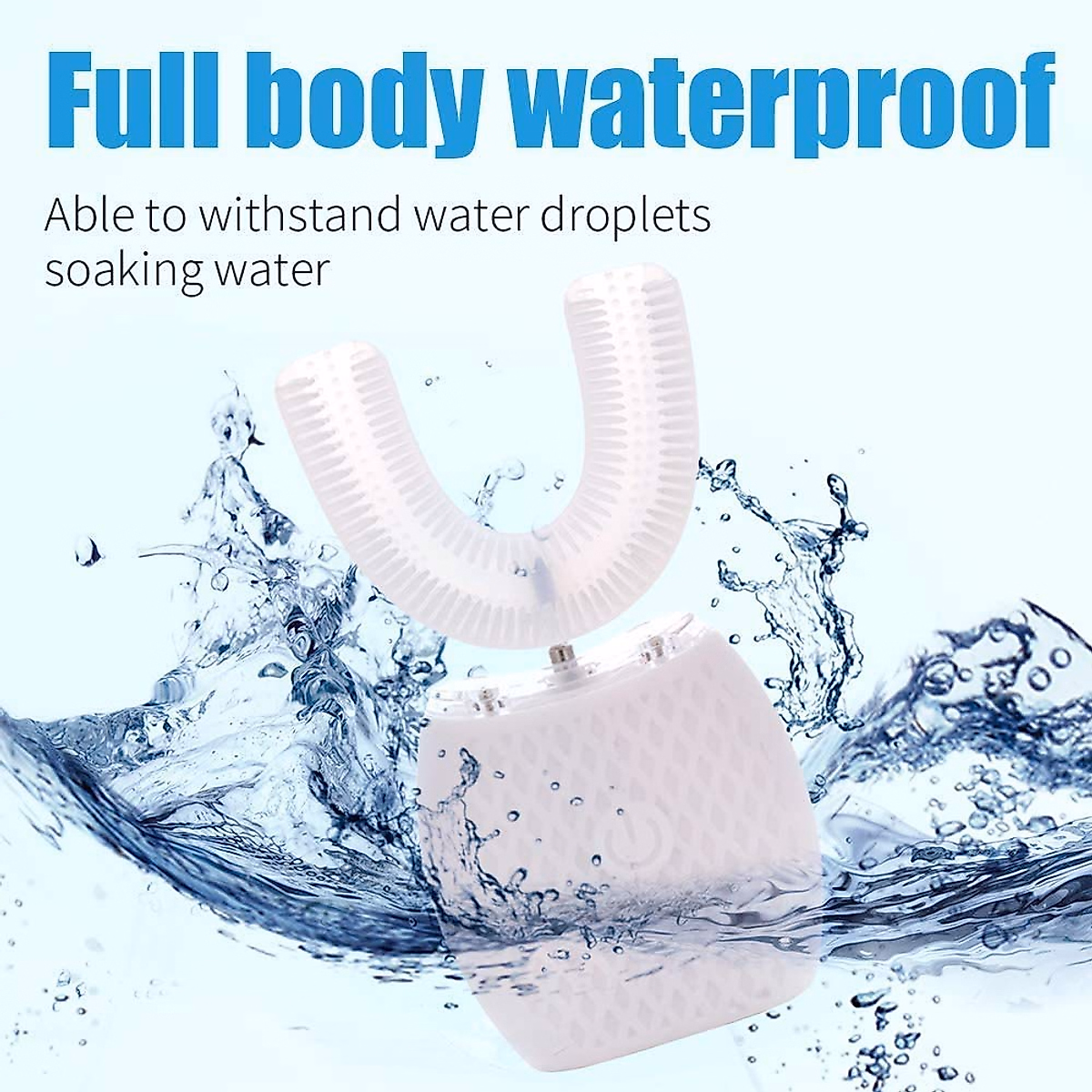 Automatic Ultrasonic Toothbrush, Automatic Toothbrush for Adults, 360° Sonic Toothbrush Waterproof, Rechargeable Portable Electric Ultrasonic Toothbrush, Teeth whitening Brush for Travel and Household