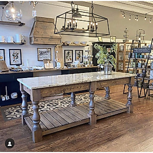 CAROLINA LEG CO. Chunky Monastery Pine Island Leg - Unfinished - Single Leg - Handcrafted in the USA - Dimensions: 5" x 34.5"