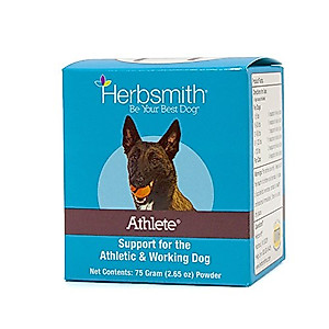 Herbsmith Athlete – Canine Endurance Supplement for Working and Agility Dogs – For the Canine Athlete – 75g Powder