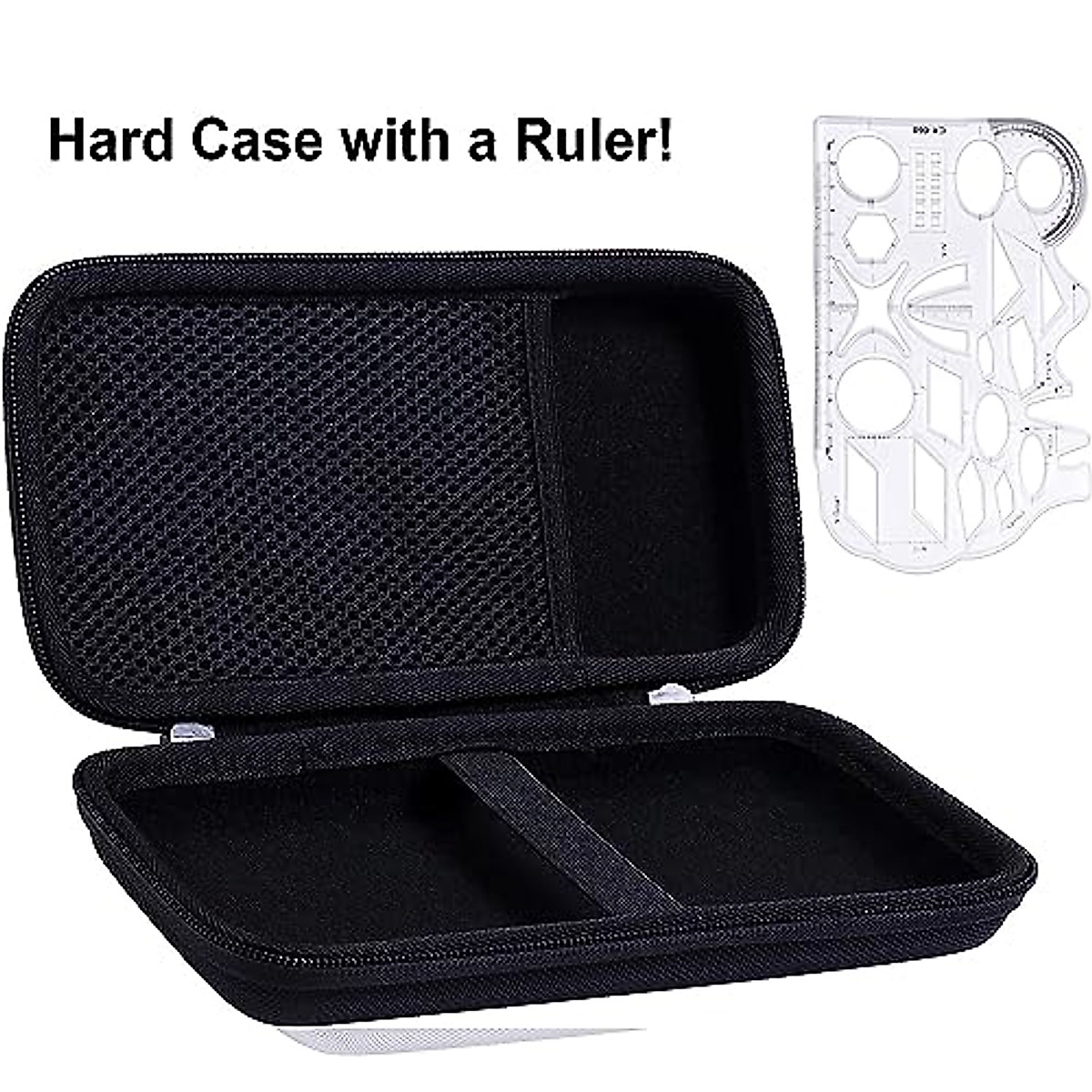 co2CREA Hard Case Compatible with Texas Instruments TI-84 Plus CE/TI-84 Plus/TI-Nspire CX II CAS/TI-Nspire CX II/TI-83 Plus/TI-89 Titanium/TI-85 / TI-86 Color Graphing Calculator, Black